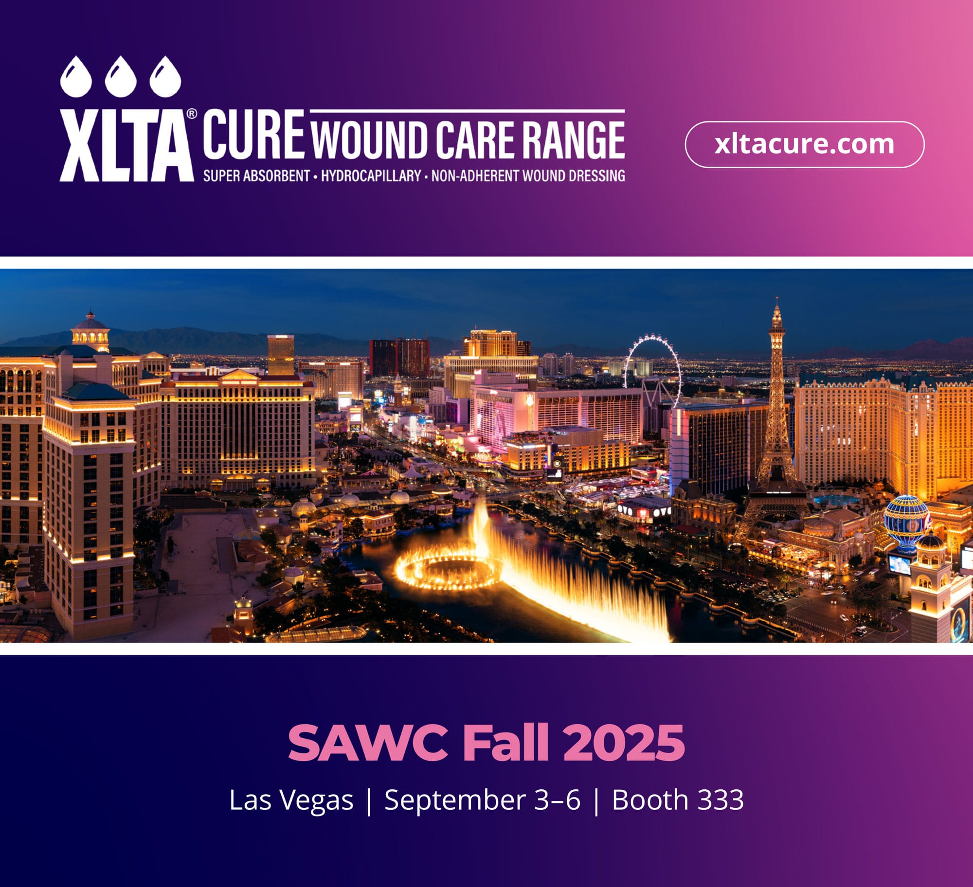 XLTA Launches Next-Generation Hydrocapillary™ Wound Dressing at SAWC ...
